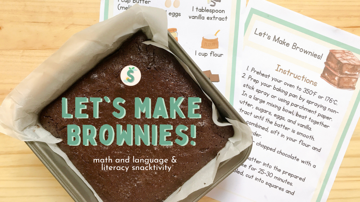 Let’s Make Brownies! | Math and Language & Literacy Snacktivity – Sunny ...