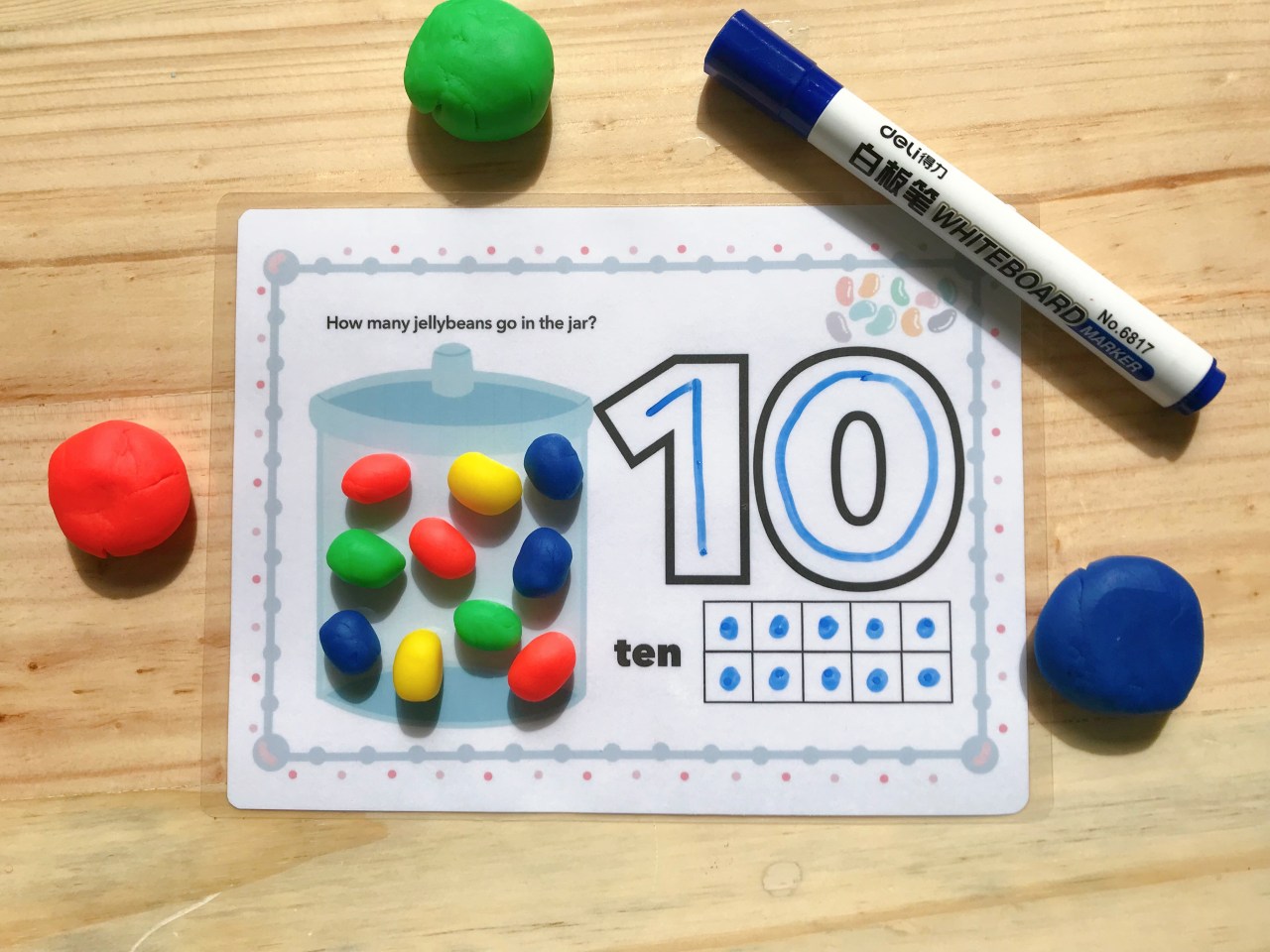 Jellybean Counting Mats | Sensory and Math Activity – Sunny Sprouts by ...