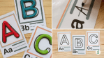 FREE TEMPLATES! Playdough Letter Tracing Mats | Sensory and Language ...
